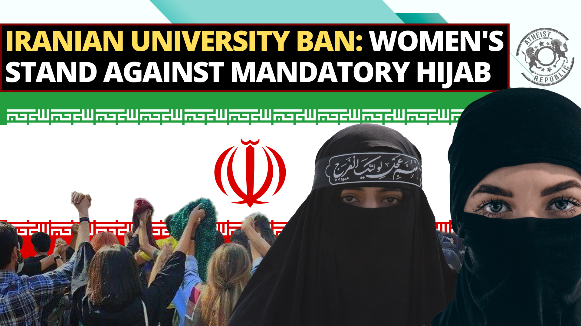 Iranian University Ban Womens Stand Against Mandatory Hijab